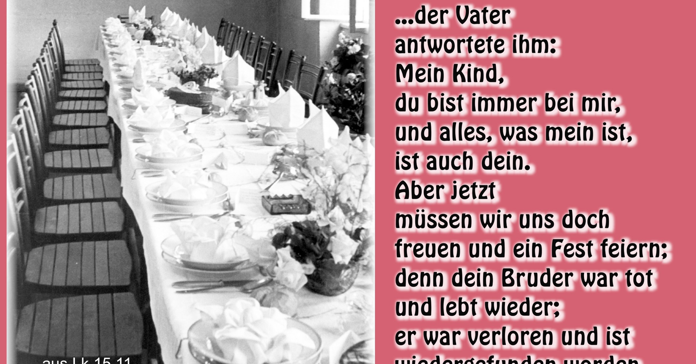 Lukas 15, 1-32 | Pfarrei St. Nikolaus Mittelrhein-Höhe